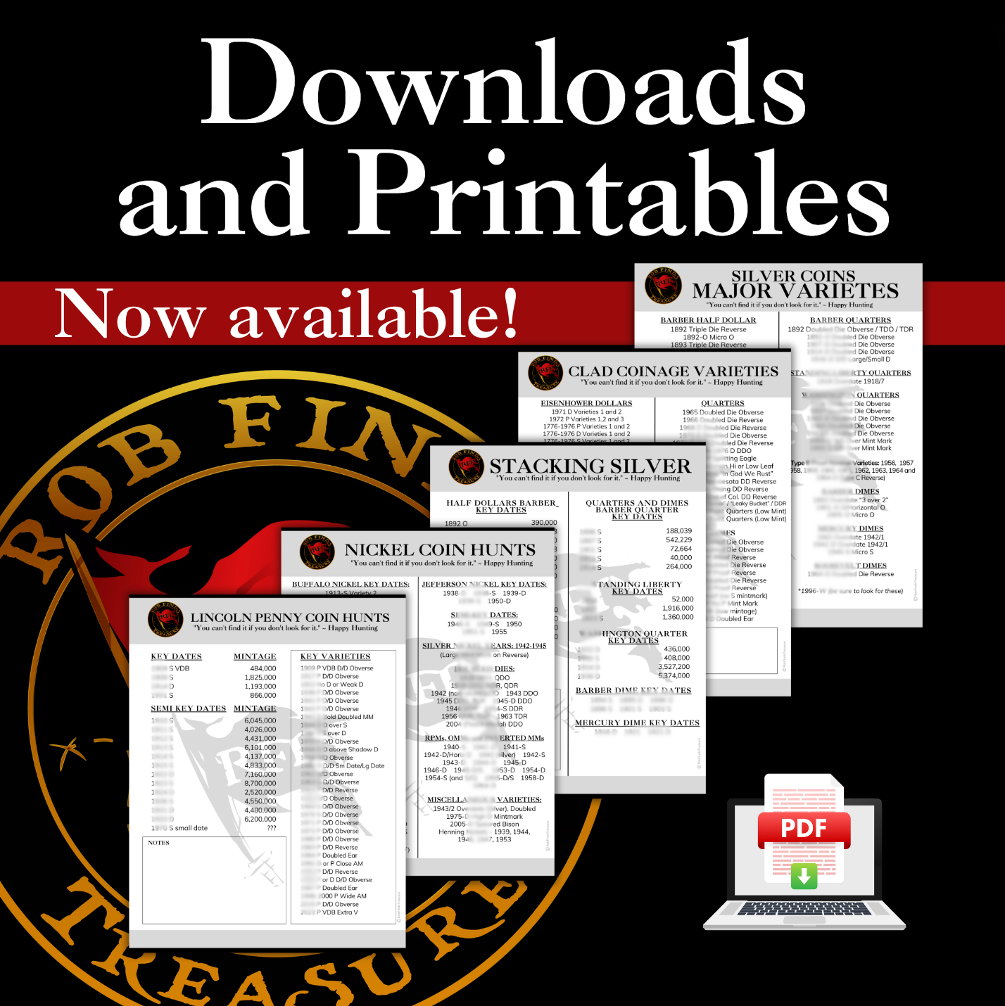 Rob Finds Treasure - Coin Hunting Mats, Collectibles, Coins & Currency ...